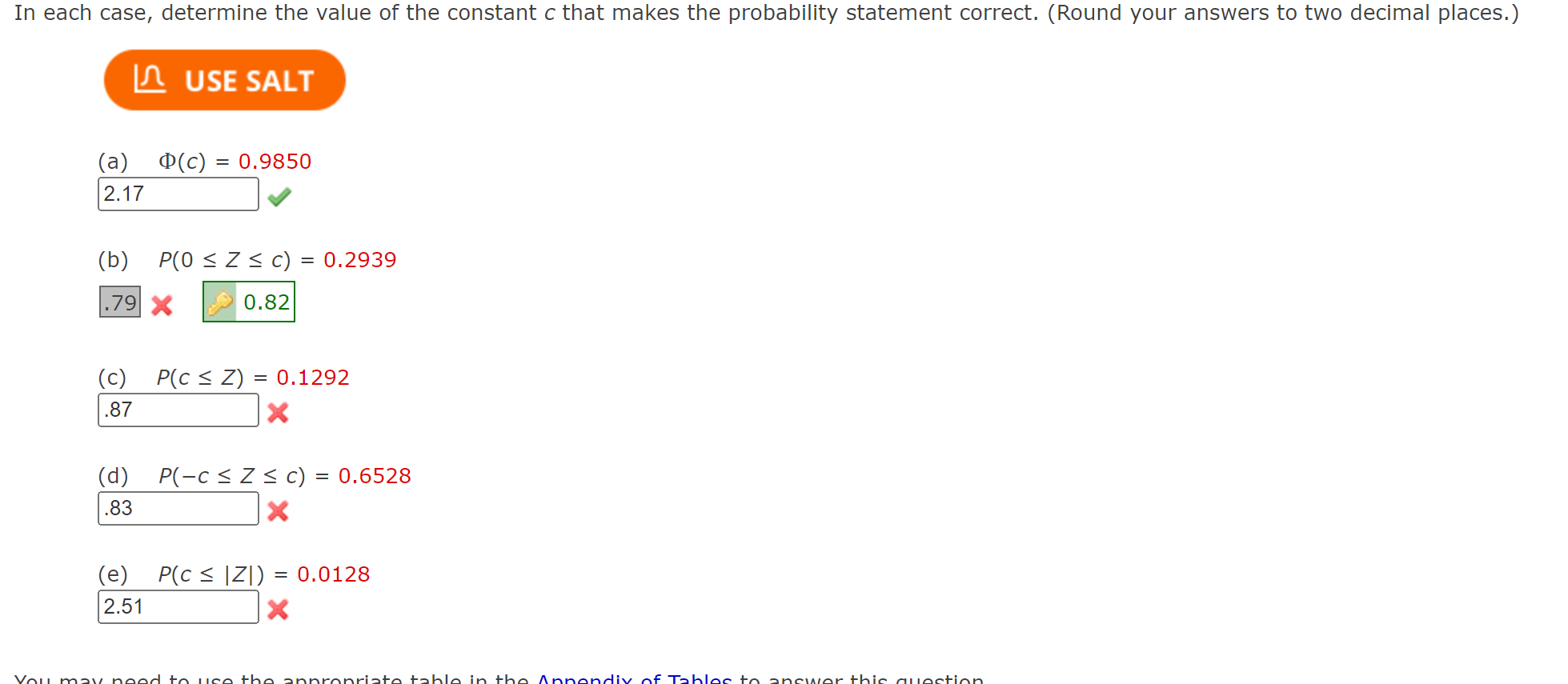 Solved In each case, determine the value of the constant c | Chegg.com