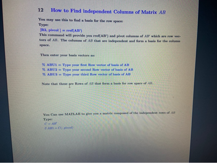 solved-12-how-to-find-independent-columns-of-matrix-ab-you-chegg