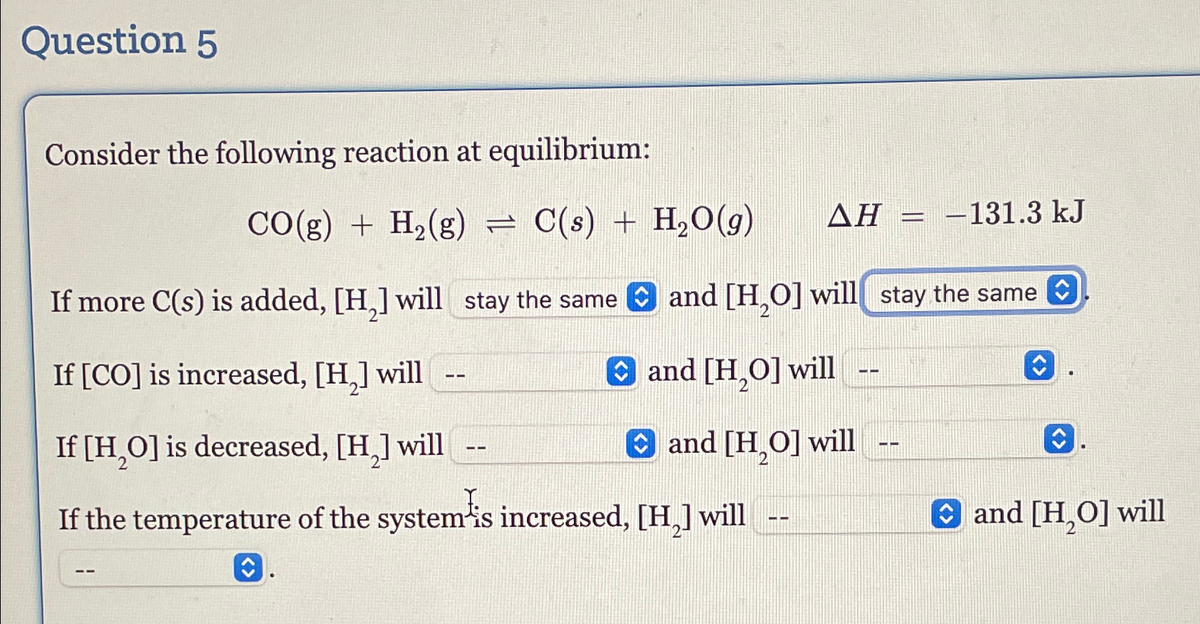Solved Question 5Consider the following reaction at | Chegg.com Solved Question 5Consider the following reaction at | Chegg.com
