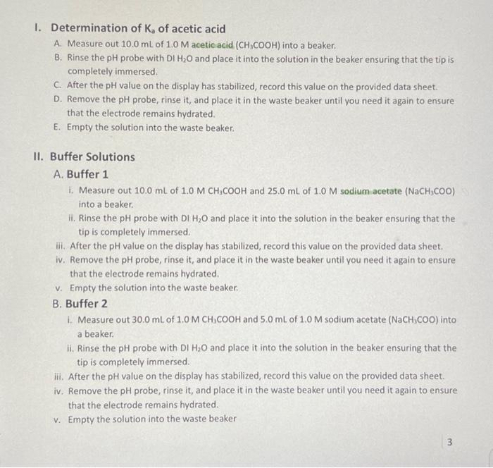 Solved Experiment Vil: Buffers Lab Report (40 pts) 1. (6 | Chegg.com