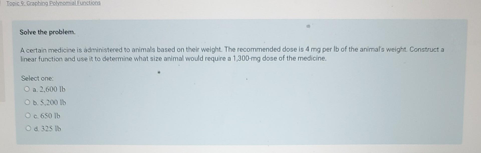 Solved Topic 9: Graphing Polynomial Functions Solve the | Chegg.com