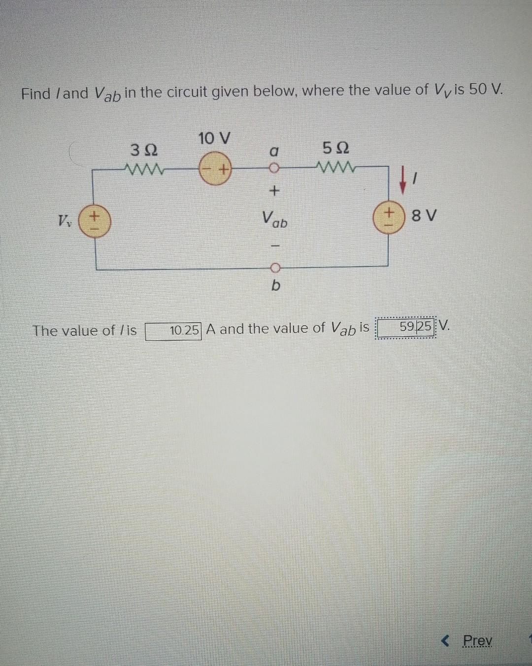 Solved Find land Vab in the circuit given below, where the | Chegg.com