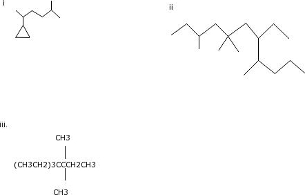Solved Name the following alkanes. | Chegg.com