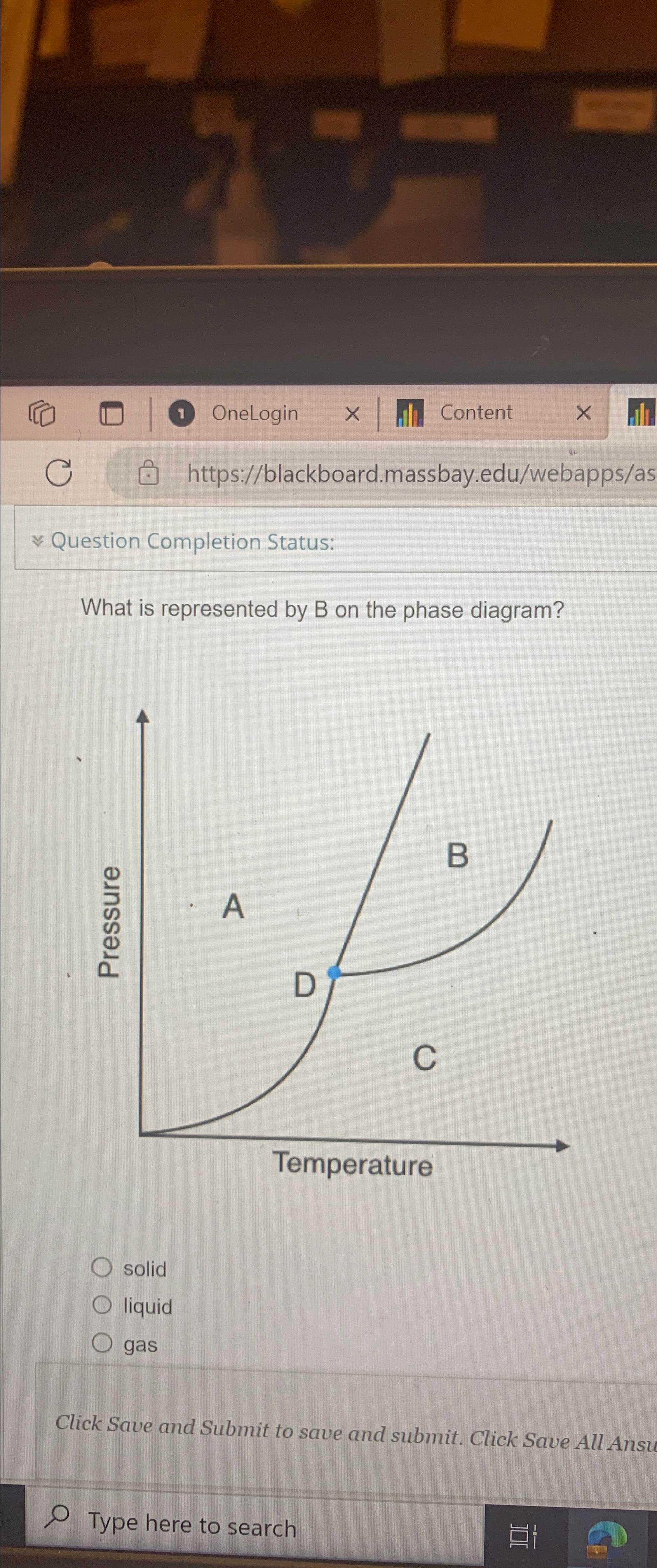 Solved Question Completion Status:What is represented by B | Chegg.com