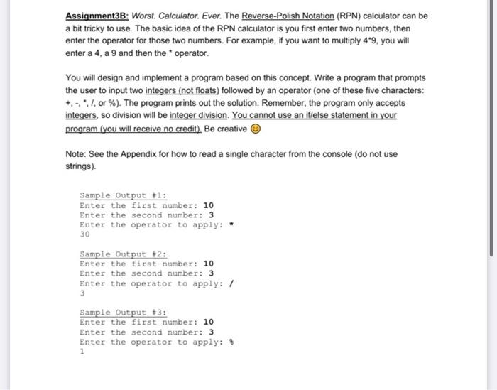 Solved Assignment 3A: We are never, ever, ever, ever. You | Chegg.com