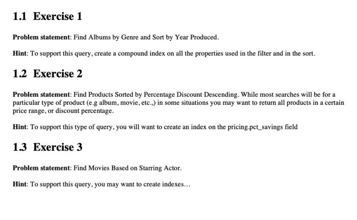 Solved MongoDB Laboratory This laboratory is dedicated to | Chegg.com