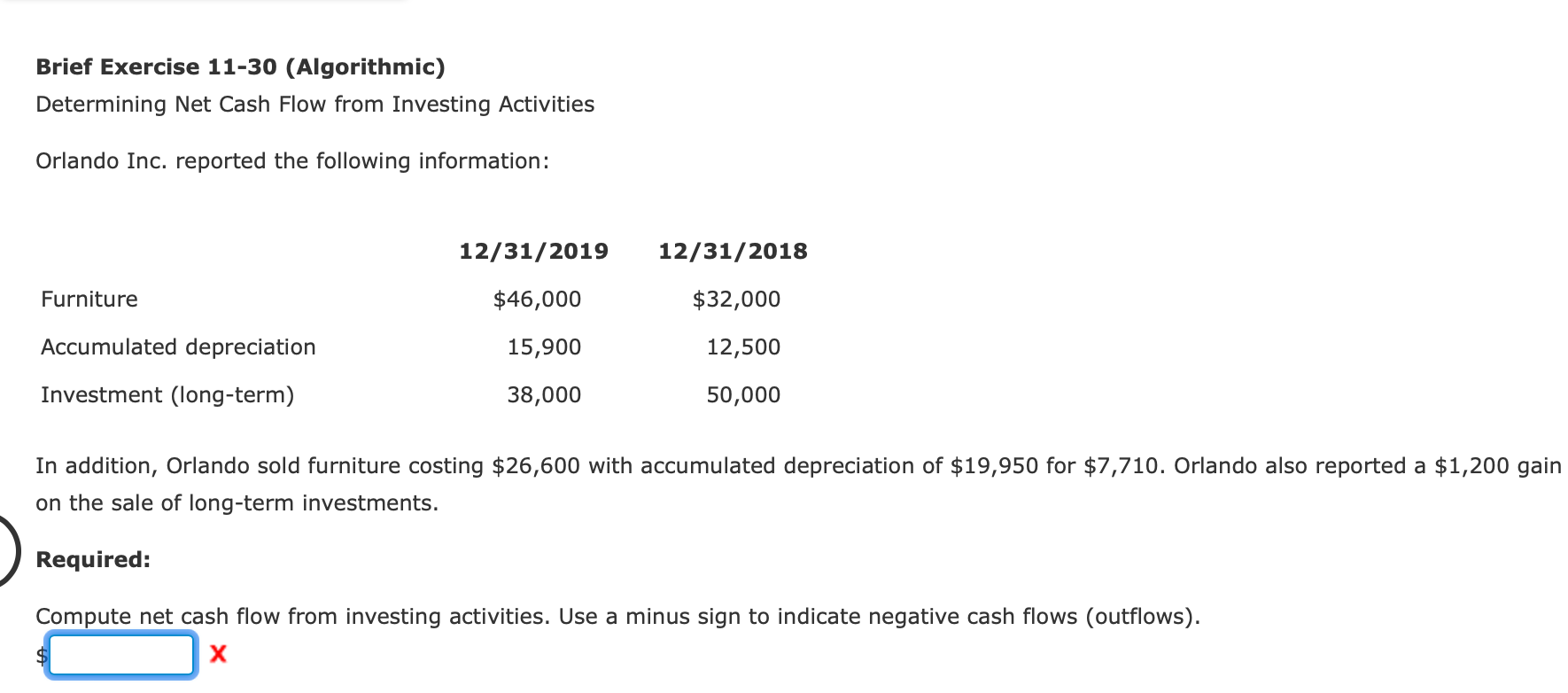 Solved Brief Exercise 11-30 (Algorithmic)Determining Net | Chegg.com