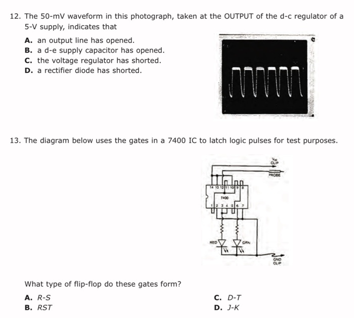 Solved 10. You're viewing an oscilloscope display showing | Chegg.com