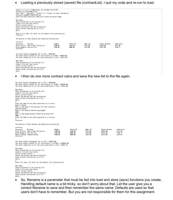 Solved Can You Post The An Example Of Python Code Following 9922