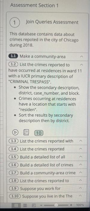 Solved List the crimes reported to have ovcurred at | Chegg.com