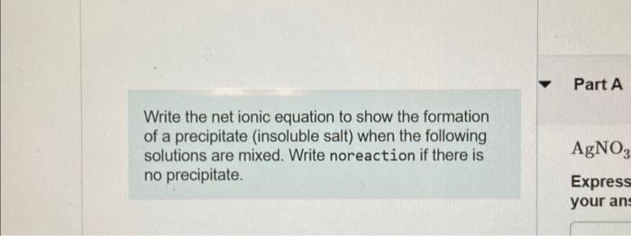 Solved K2SO4 (aq) and Pb(NO3)2 (aq) Express your answer as a | Chegg.com