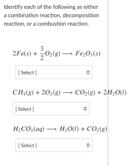 Solved Identify each of the following as either a | Chegg.com