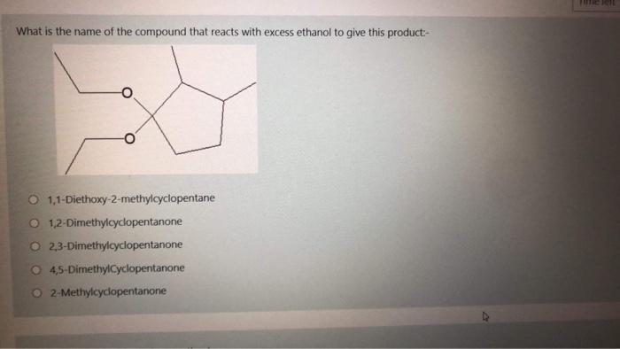Solved What is the IUPAC name of this compound? 0 H | Chegg.com