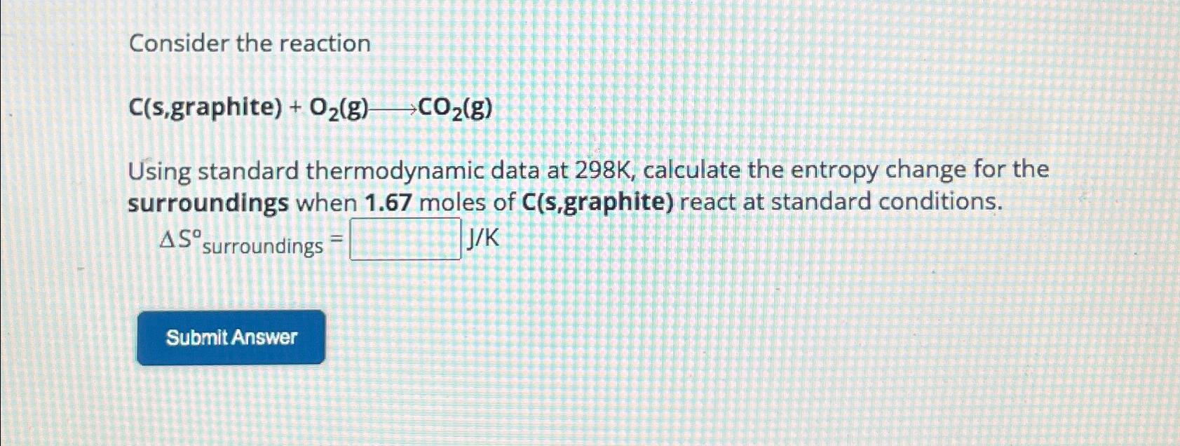 Solved Consider the reaction | Chegg.com