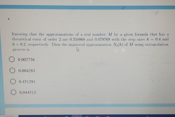 Solved Knowing that the approximations of a real number M | Chegg.com