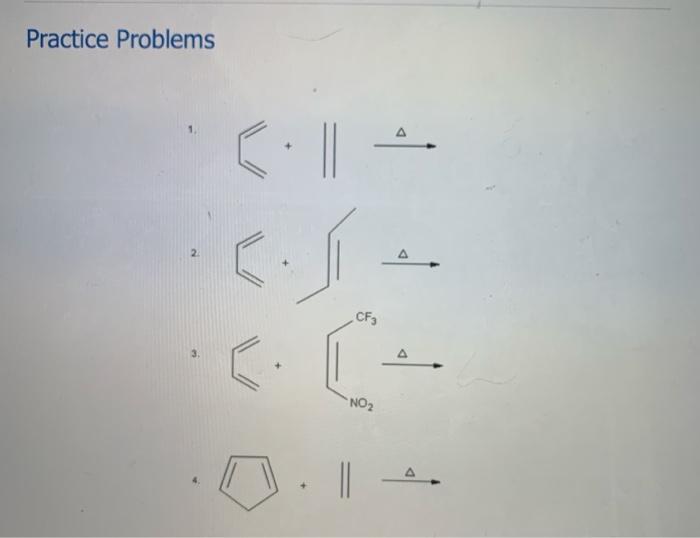 Solved Practice Problems 6:14 61 2 بدا Δ CF3 3 A NO2 | Chegg.com