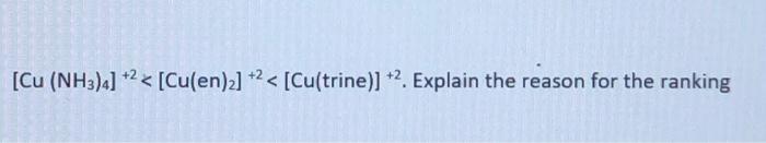 Solved [Cu (NH3).] *2