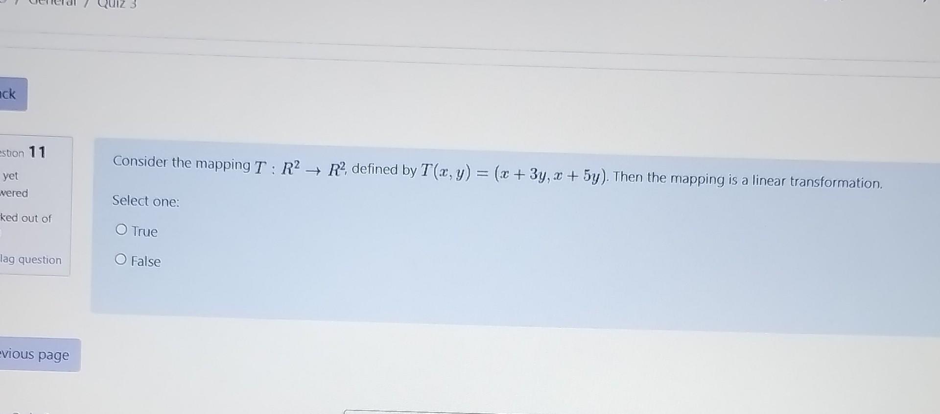 Solved Consider the mapping T:R2→R2, defined by | Chegg.com