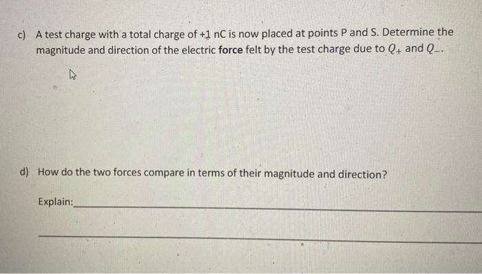 Solved 1. (5pts) A positive source charge, Q+ ,exists in | Chegg.com