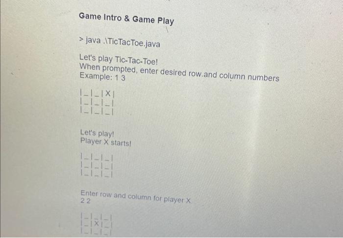 Solved - You will develop your code in a program called Tic | Chegg.com