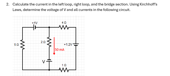 Solved by an EXPERT 2. ﻿Calculate the current in the left loop, right | Chegg.com
