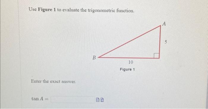 Solved Use Figure 1 to evaluate the trigonometric function. | Chegg.com