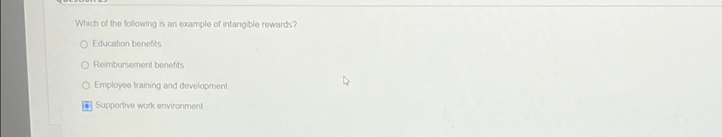 Solved Which of the following is an example of intangible | Chegg.com