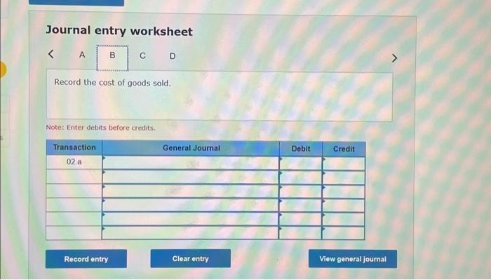 Solved Journal entry worksheet Record sales revenue and cash | Chegg.com