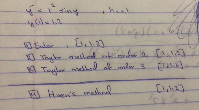 Solved numerical methodssolve it fast and take a thumb up! | Chegg.com