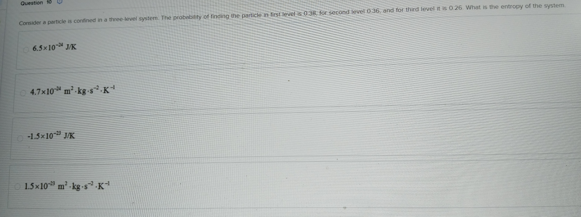 Solved Question 10consider A Particle Is Confined In A