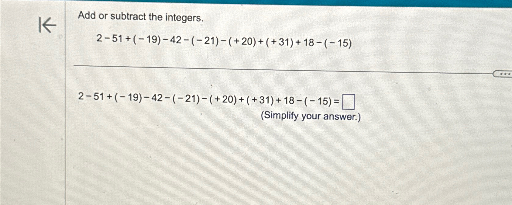 Solved Add or subtract the | Chegg.com