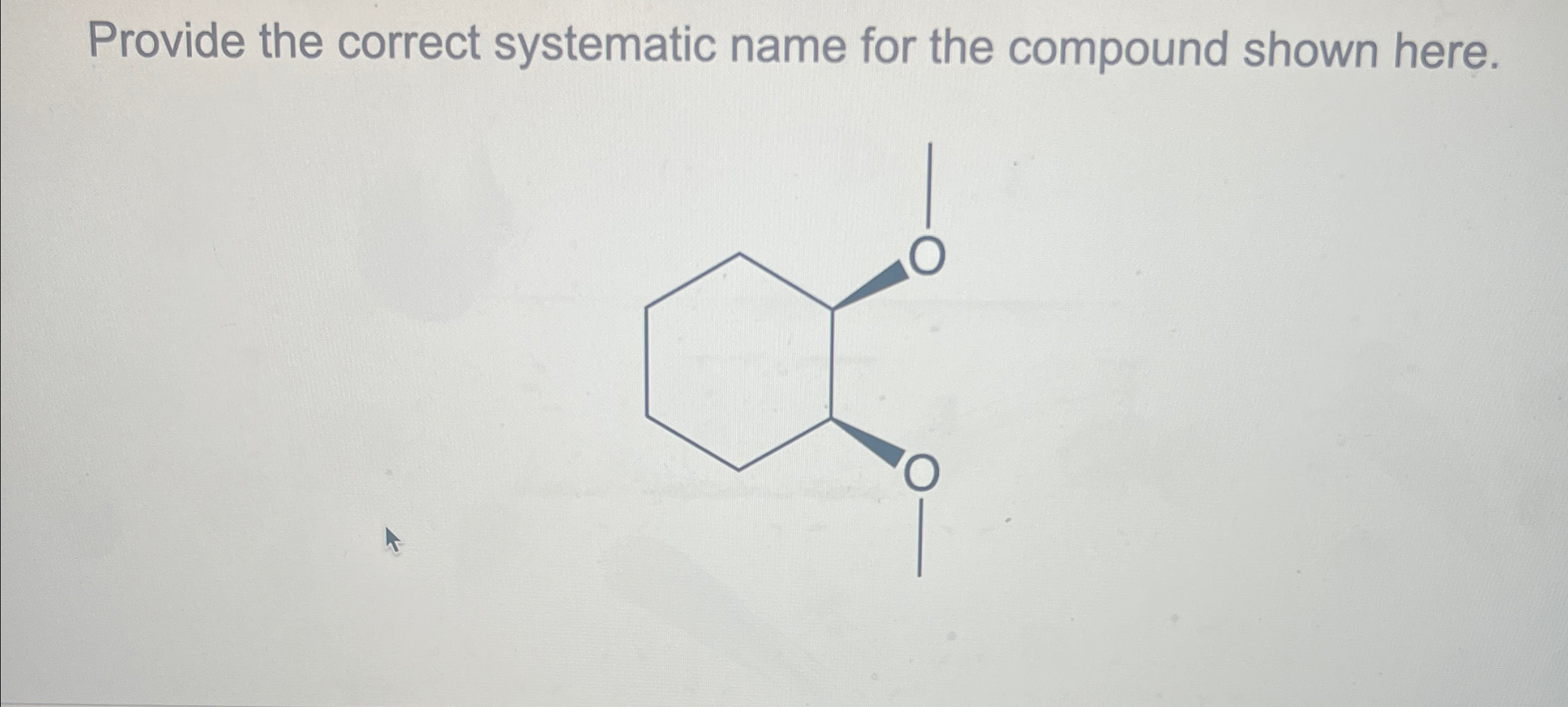 Solved Provide the correct systematic name for the compound | Chegg.com