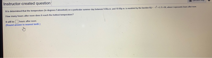 Solved Instructor-created question is determined that the | Chegg.com