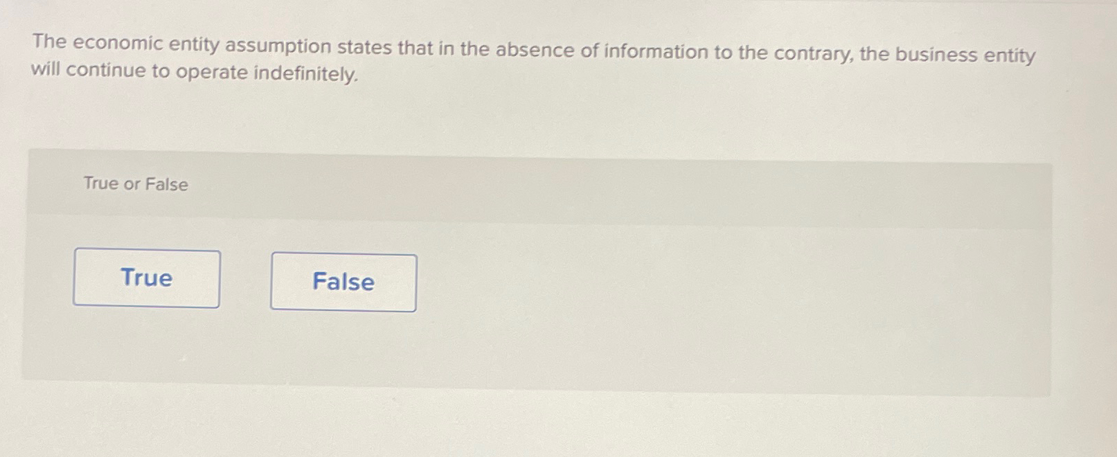 Solved The economic entity assumption states that in the | Chegg.com