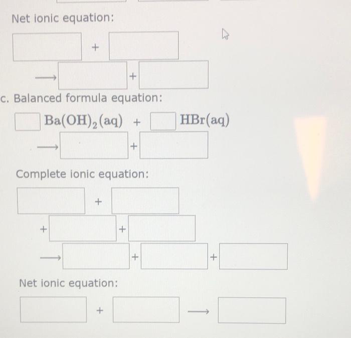 Solved a. Balanced formula equation: HNO3(aq) + Ni(OH), (8) | Chegg.com