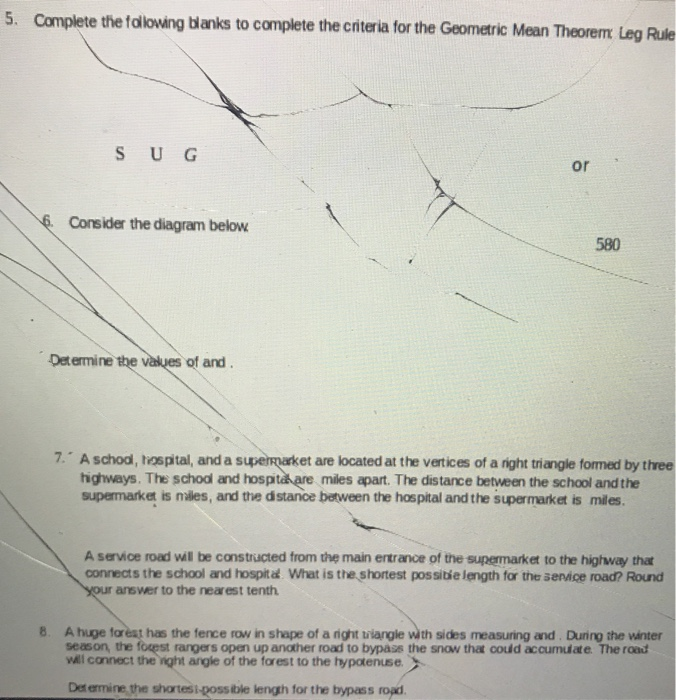 Solved 5. Complete the following blanks to complete the | Chegg.com