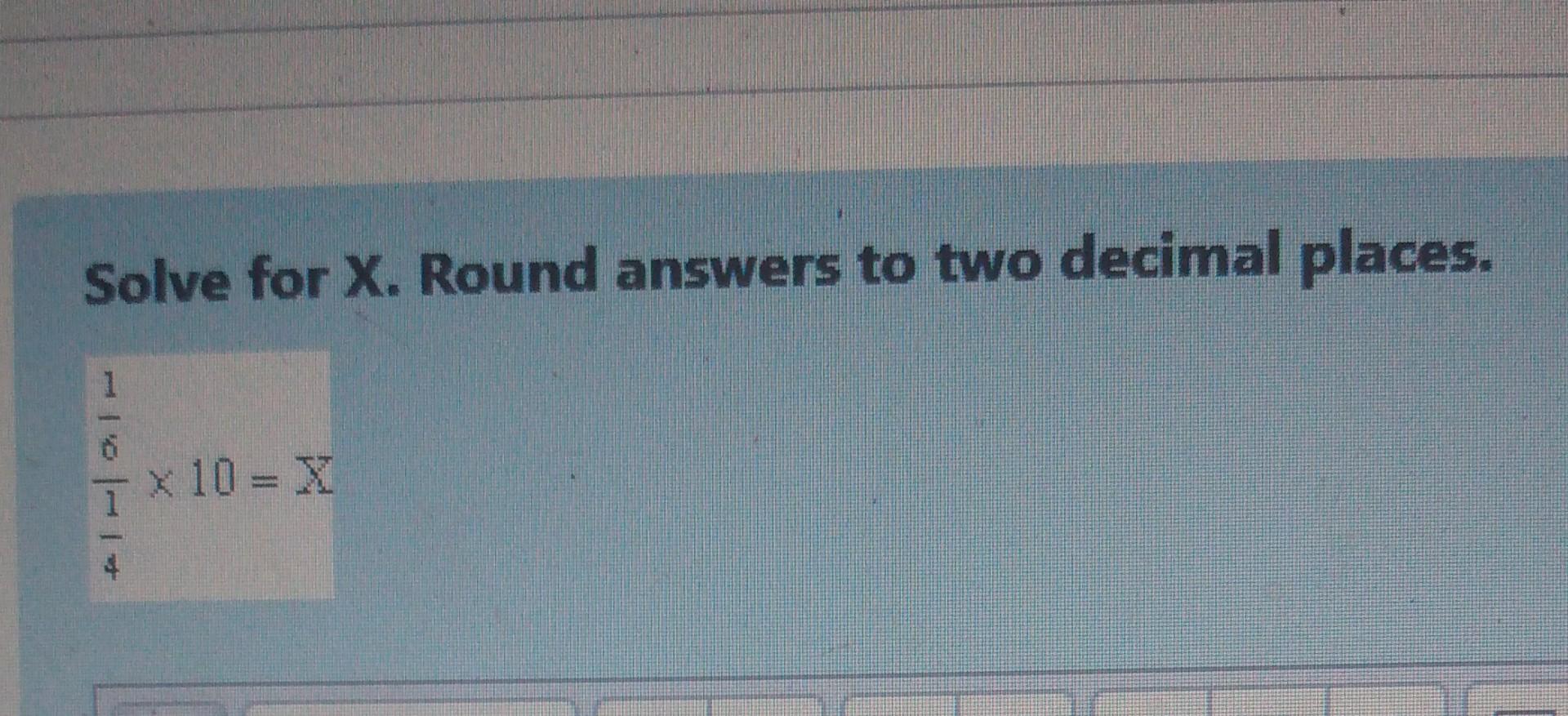 Solved Solve for X. Round answers to two decimal places. | Chegg.com