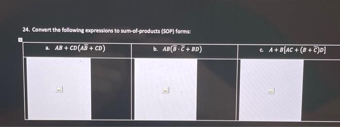 Solved 24. Convert the following expressions to | Chegg.com