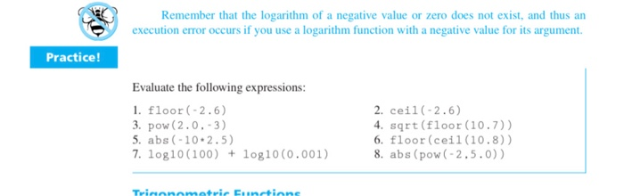 Solved Remember that the logarithm of a negative value or | Chegg.com