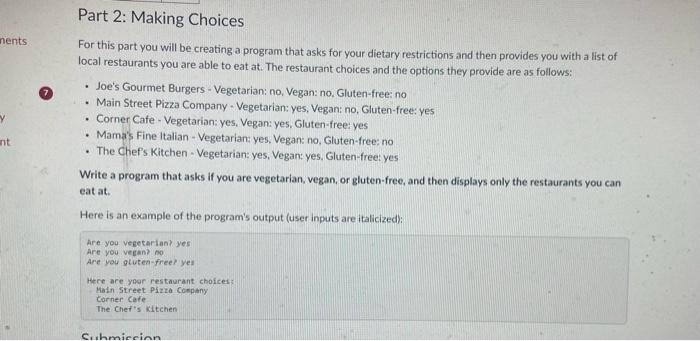 Solved Part 1: Input Validation Here's the premise: the Fast | Chegg.com