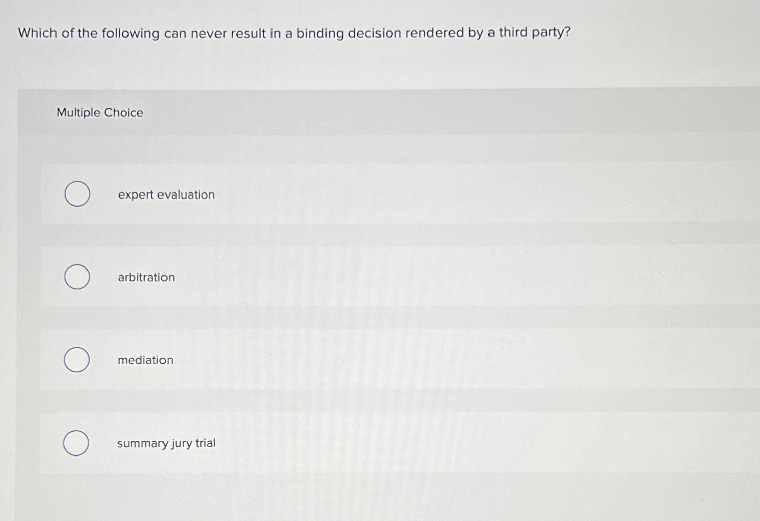 Solved Which of the following can never result in a binding | Chegg.com