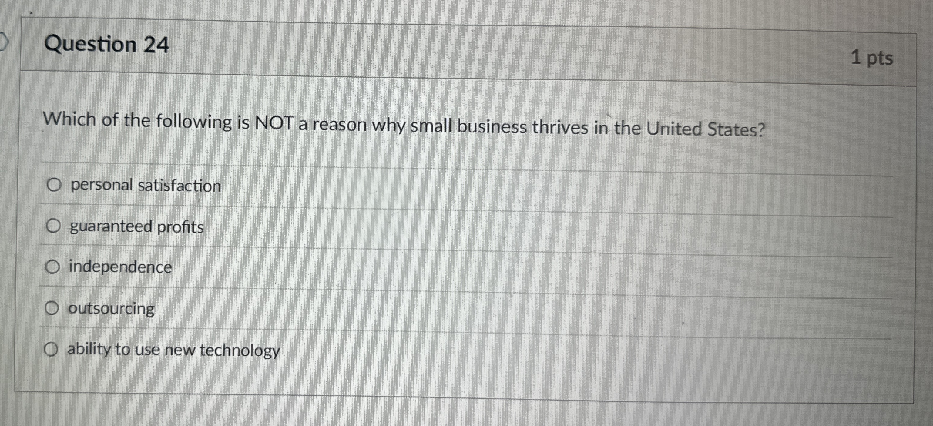 Solved Question 24Which of the following is NOT a reason why | Chegg.com