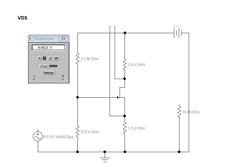 Solved calculation for a) VDD b) VG c) VGS ( i can't get | Chegg.com