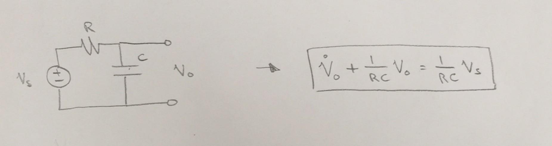 Solved How Do You Receive The Differential Equation Of A 1st