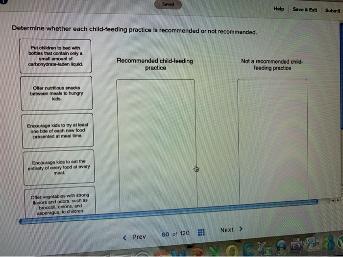 Solved Saved Help Save & Exit Submit Determine whether each | Chegg.com