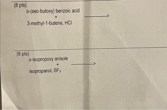 Solved Provide the bond line structures of the reactants and | Chegg.com