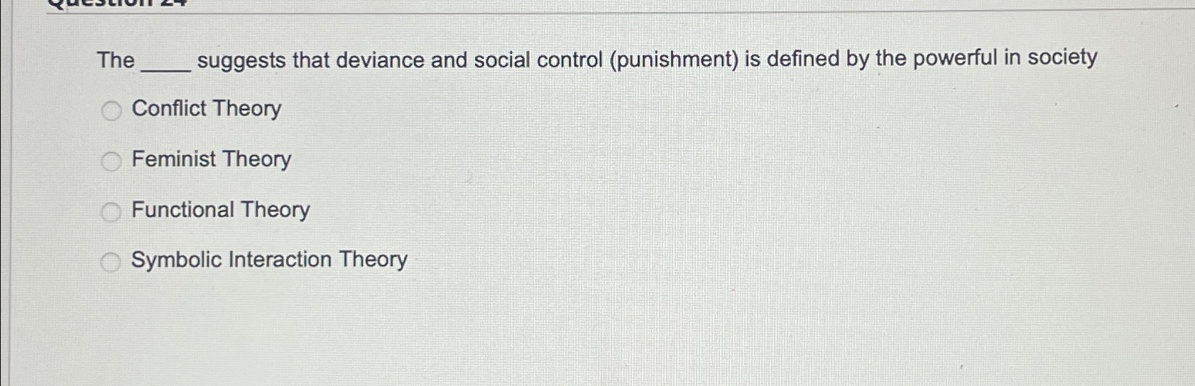 Solved The ﻿suggests that deviance and social control | Chegg.com