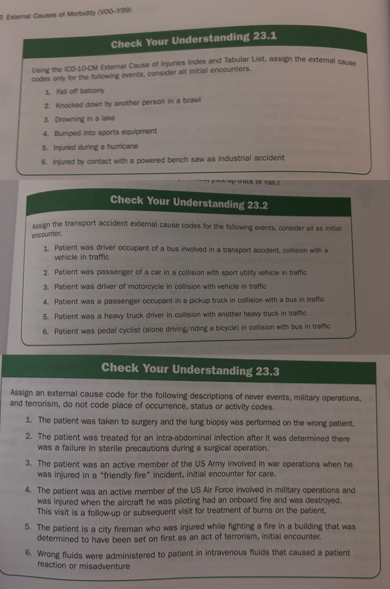 Solved Check Your Understanding 23.3Assign an external cause | Chegg.com