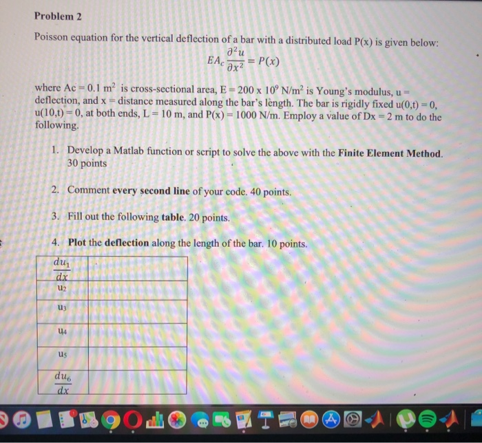 Problem 2 Poisson equation for the vertical | Chegg.com