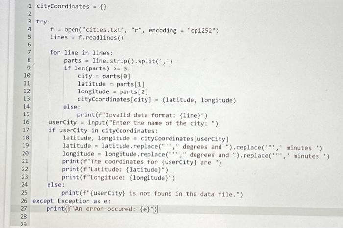 Solved So I got the code down but its producing a bunch of | Chegg.com